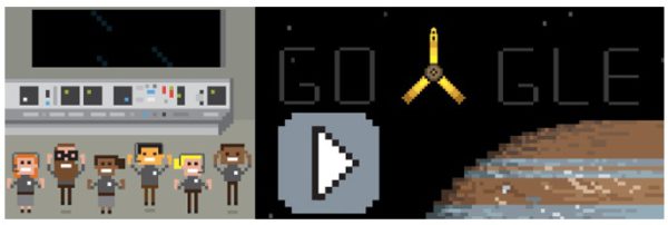 Google célèbre la NASA avec son nouveau doodle - Phonerol