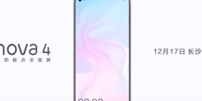 Huawei Nova 4 : Triple capteurs avec 48 MP et avant intégré