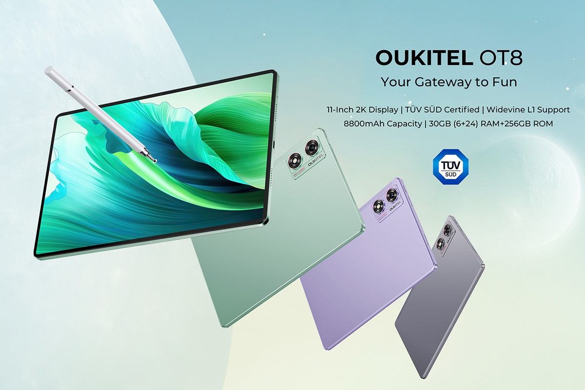 Oukitel OT8 Tablet: 2K Display, Widevine L1, Budget-Friendly